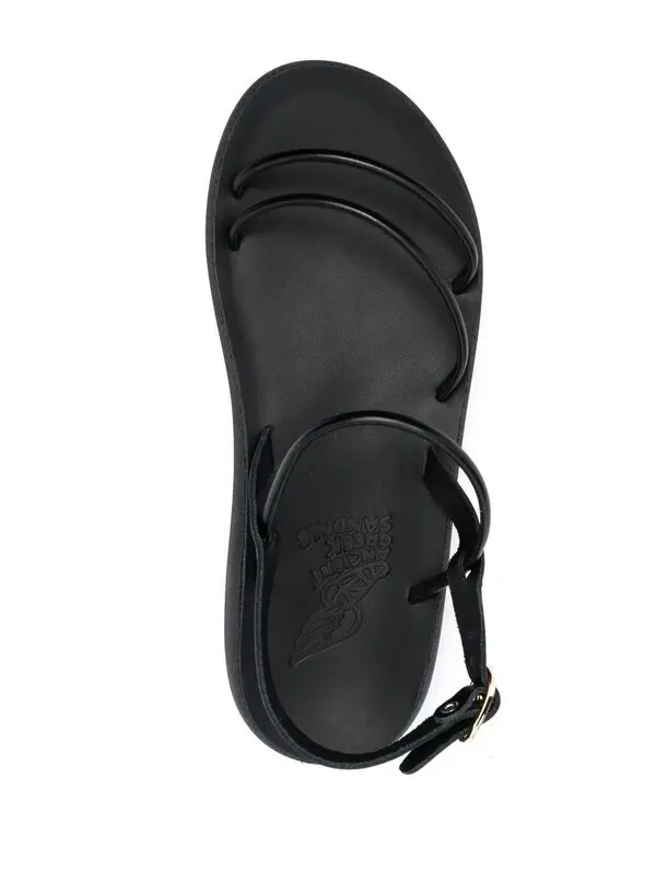 ANCIENT GREEK SANDALS Polis Slingback Sandals - Black
