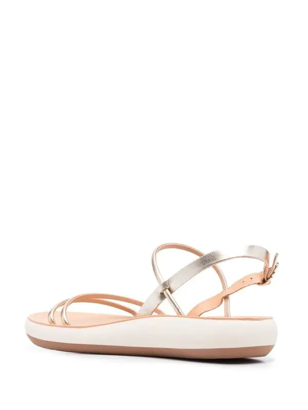 ANCIENT GREEK SANDALS Polis Metallic-strap Sandals