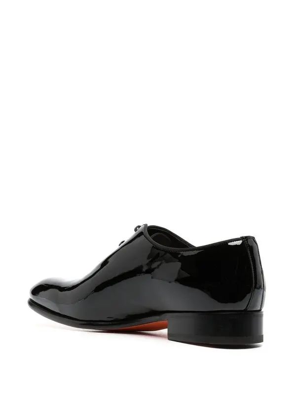 Santoni Patent Leather Oxford Shoes