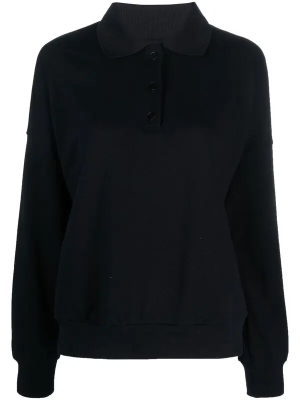 THE ROW Long-sleeved Polo Jumper