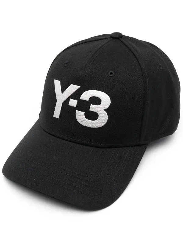 Y3 Embroidered-logo Baseball Cap - Black