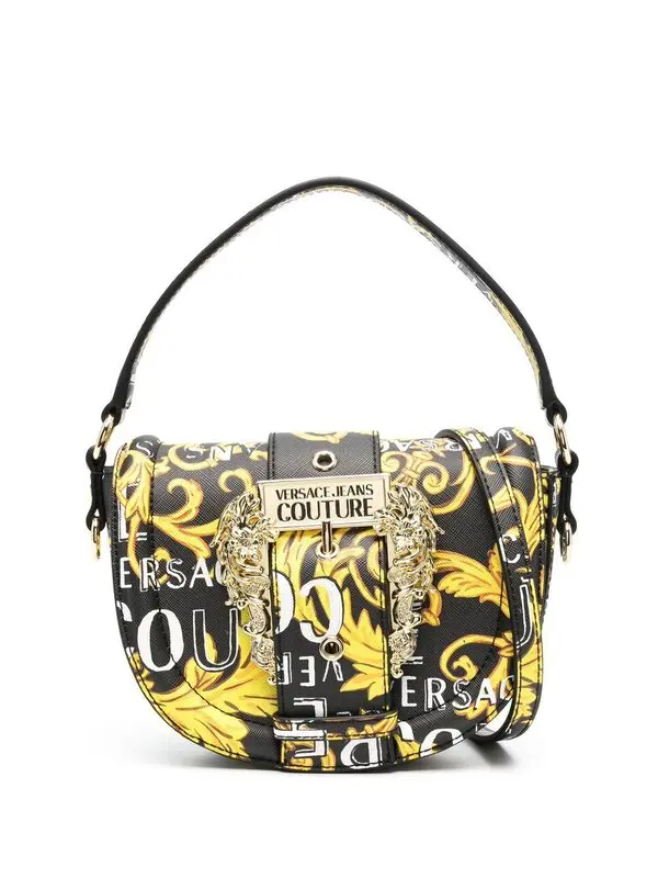 正規品 VERSACE Buckle Tote Bag archive Versace Baroque-Buckle Tote Bag In Black - 18% Off | Editorialist