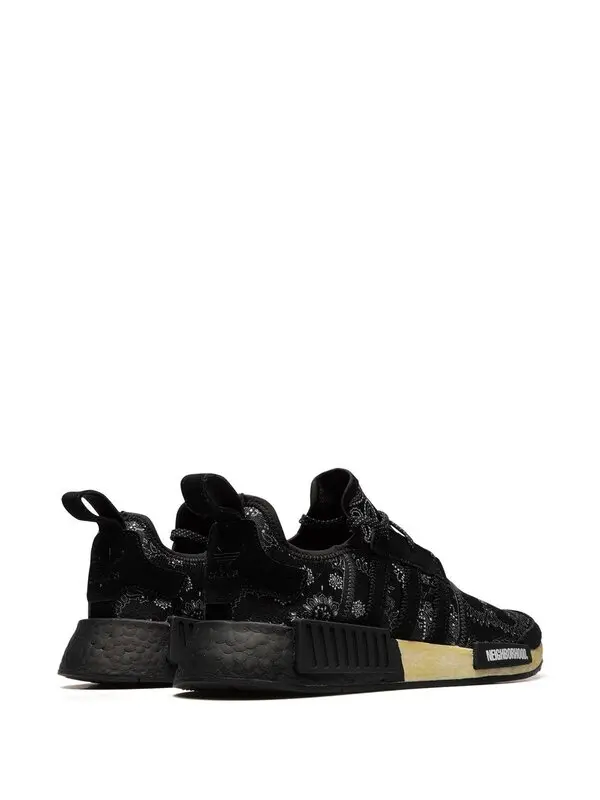 Adidas Neighborhood X Nmd R1 Paisley Print Sneakers - Black