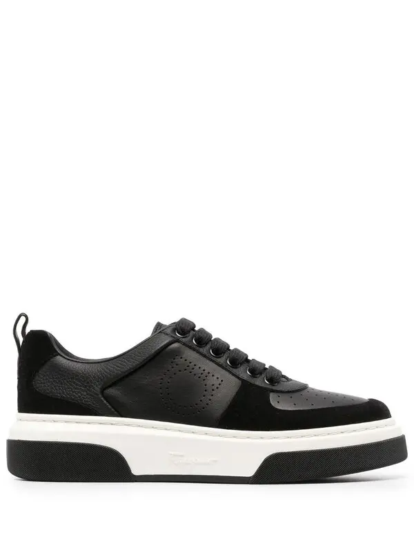 FERRAGAMO Gancini Two-tone Sneakers
