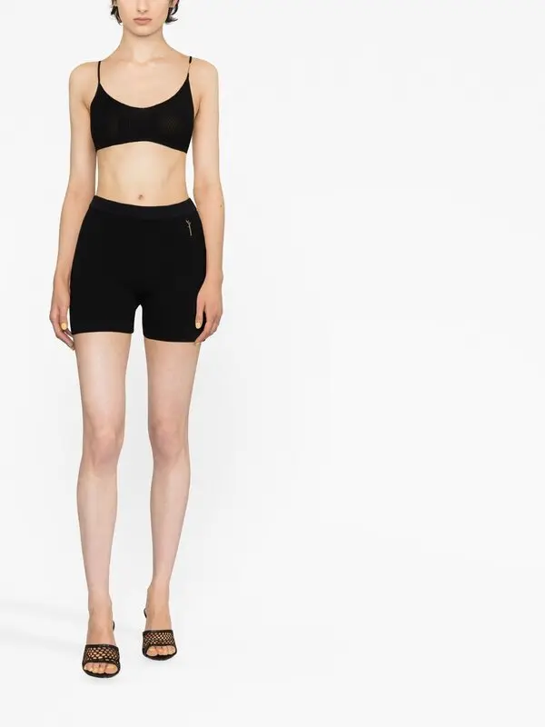 Jacquemus Knitted Bralette - Black