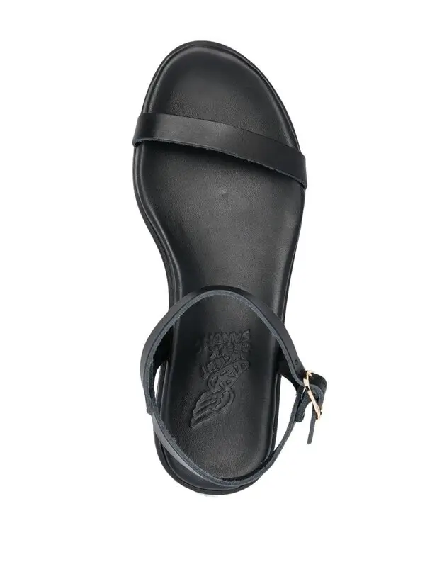 ANCIENT GREEK SANDALS Irida Buckle-fastened Sandals - Black