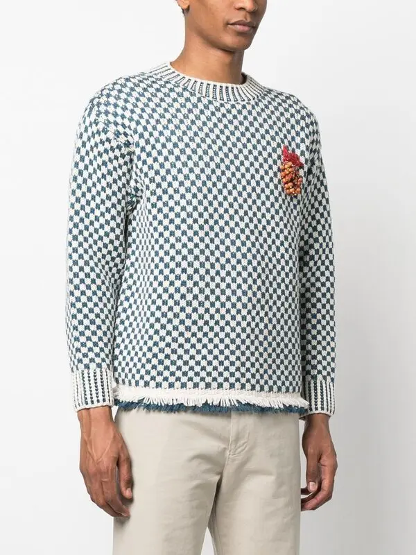 BODE Talsi Checkerboard-pattern Sweater