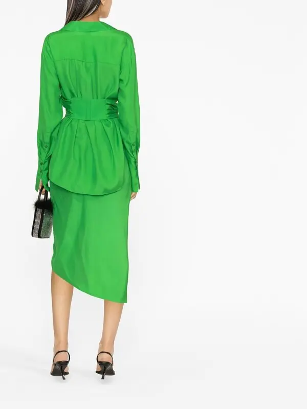Gauge81 High-low Hem Wrap Shirt