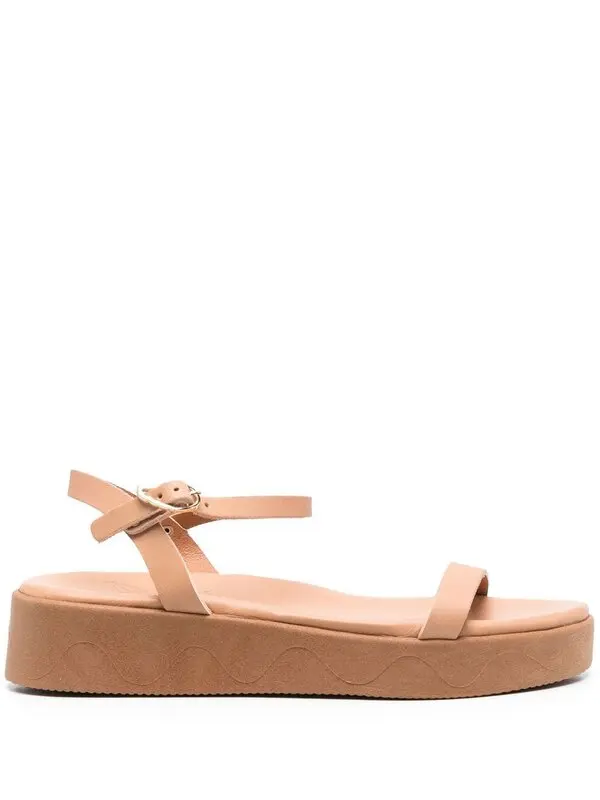 ANCIENT GREEK SANDALS Irida Buckle-fastened Sandals - Neutrals