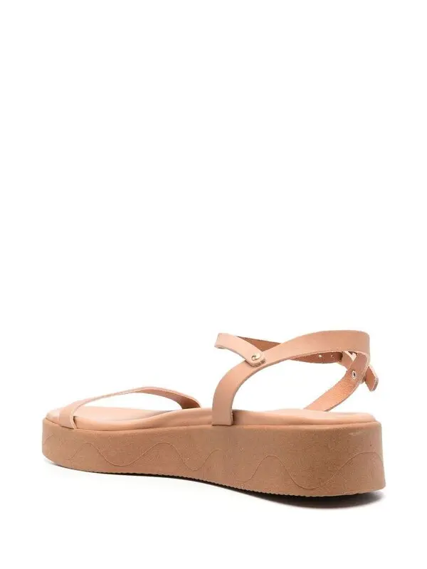 ANCIENT GREEK SANDALS Irida Buckle-fastened Sandals - Neutrals