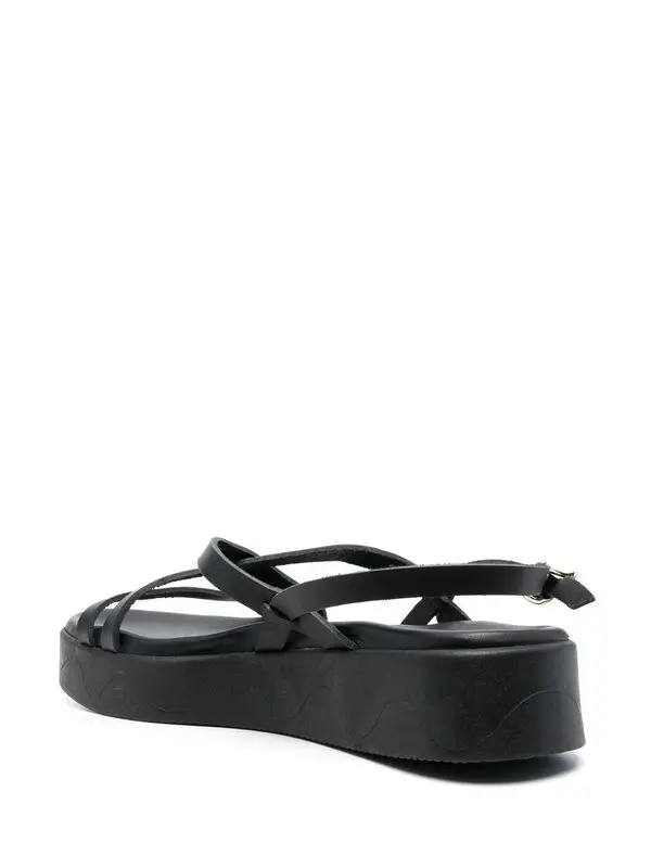 ANCIENT GREEK SANDALS Silia Slingback Sandals - Black