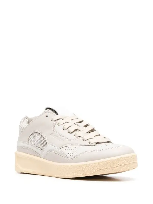 JIL SANDER Panelled Low-top Sneakers - Grey
