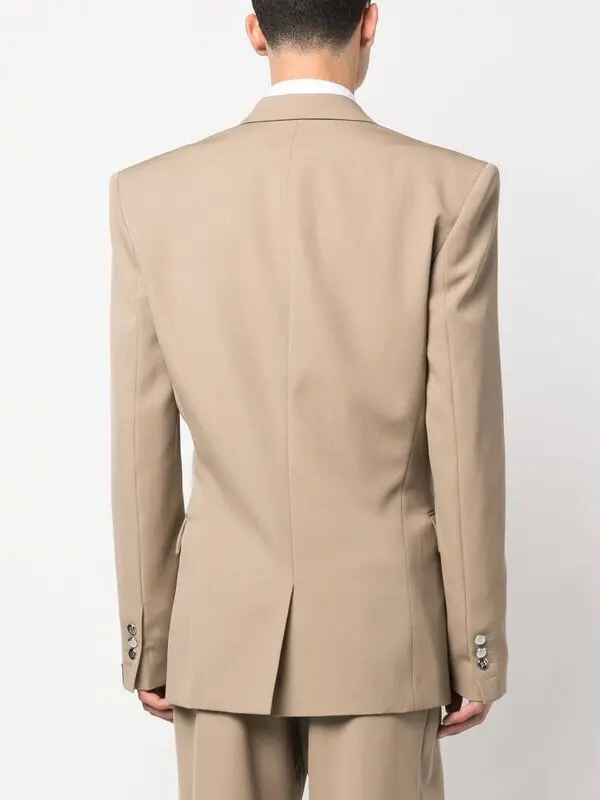 Balmain Single-breasted Wool Suit Jacket