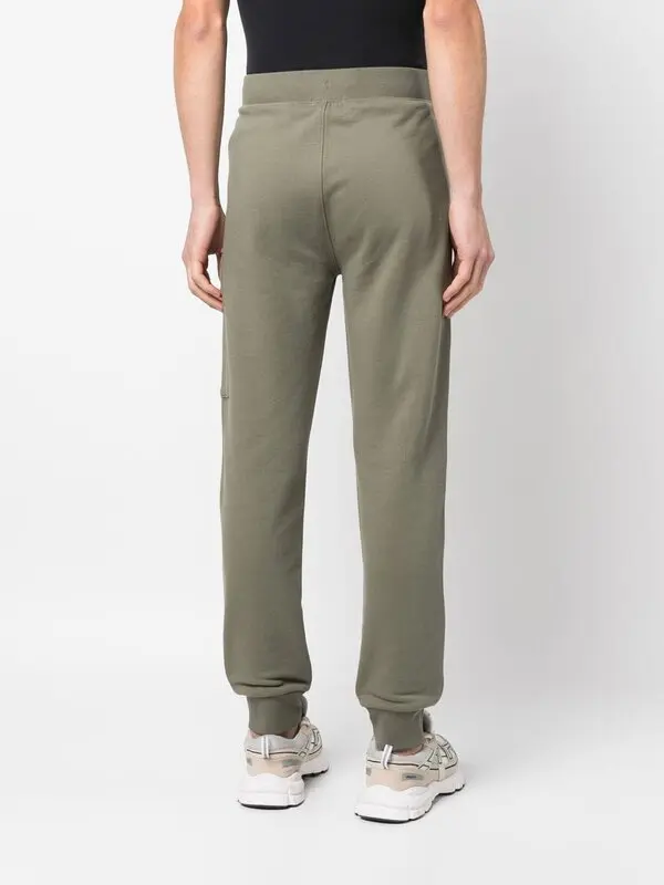 C.P. COMPANY Logo-patch Track Pants - Green
