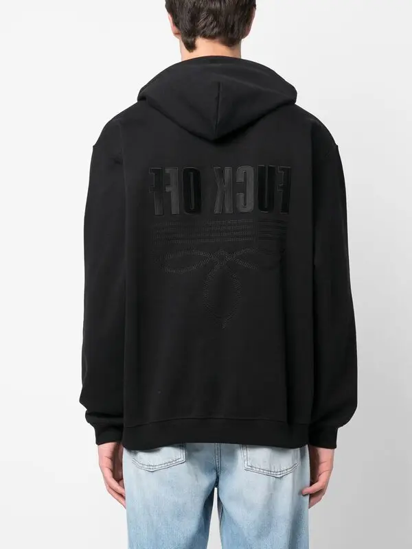 VTMNTS Slogan-print Pullover Hoodie