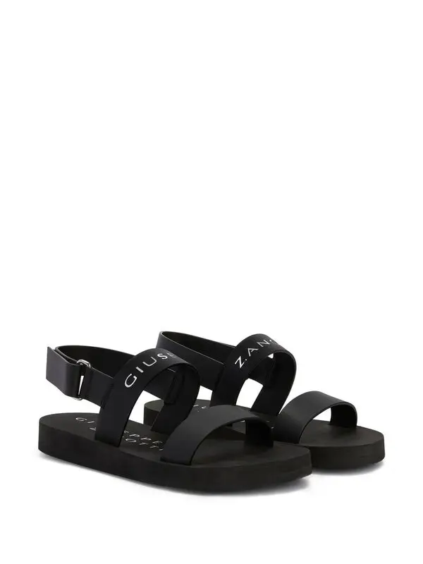 GIUSEPPE ZANOTTI Saiph Logo-strap Sandals