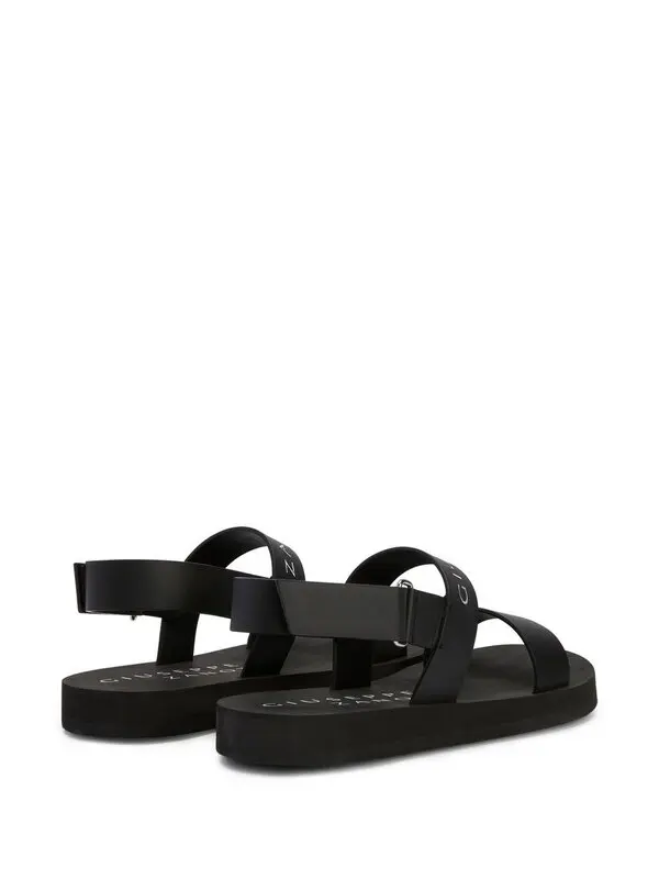 GIUSEPPE ZANOTTI Saiph Logo-strap Sandals