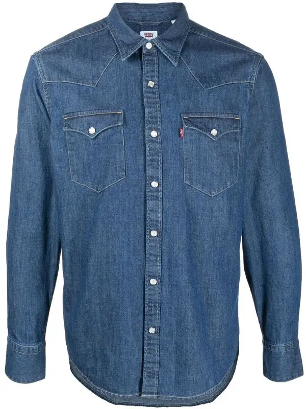 LEVI'S Long-sleeve Denim Shirt - Blue