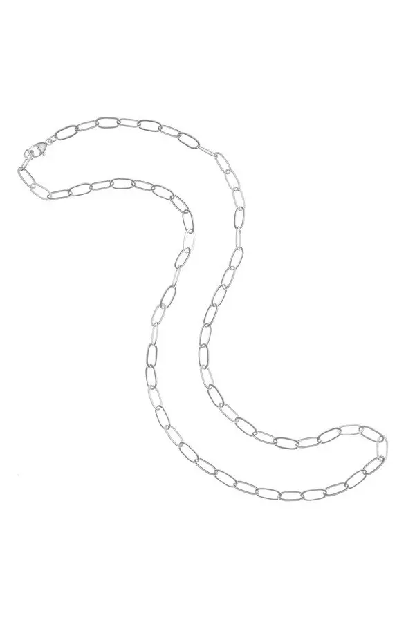 JANE WIN Drawn Link Chain - Silver