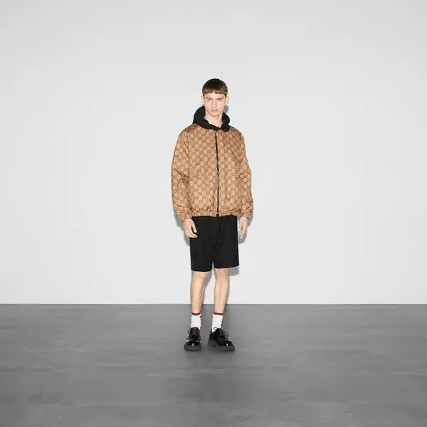 Gucci Reversible Gg Canvas Jacket