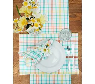 C&F HOME Bunny Trail Plaid Table Runner Valerie - One-color