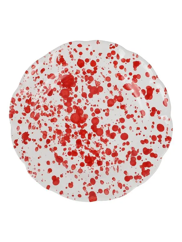 VIETRI Amalfitana Splatter Salad Plate