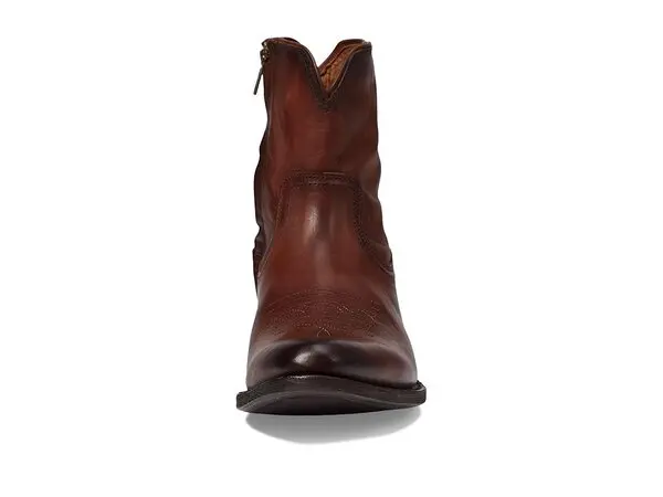 THE FRYE COMPANY Austin Zip Up Boots - Tan