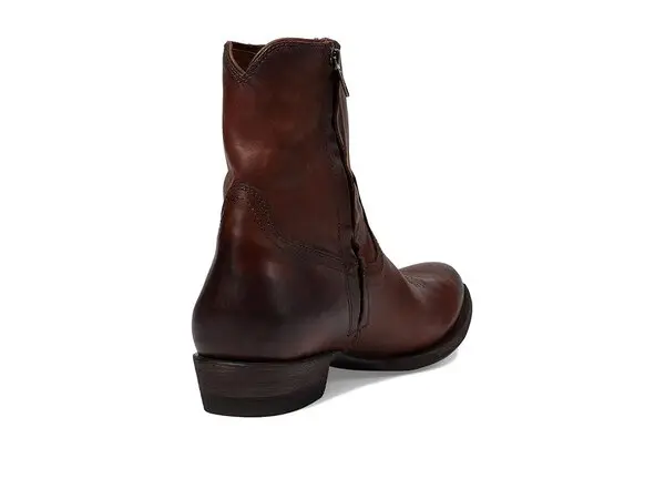 THE FRYE COMPANY Austin Zip Up Boots - Tan
