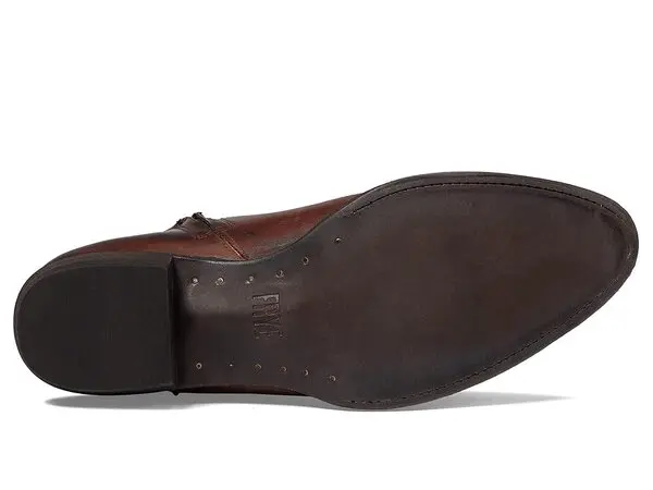 THE FRYE COMPANY Austin Zip Up Boots - Tan
