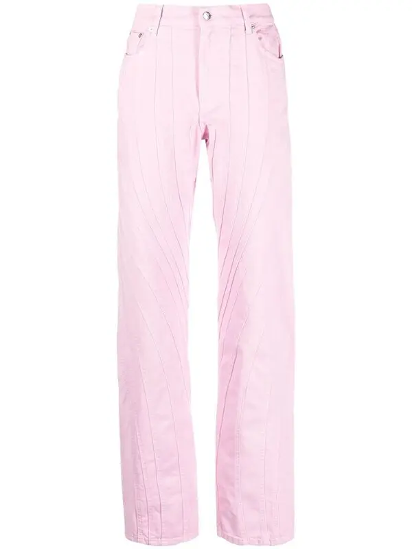 MUGLER Spiral-seam Trousers