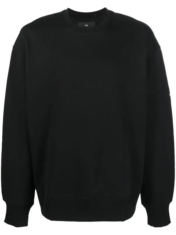 Y3 Logo Print Crewneck Sweatshirt