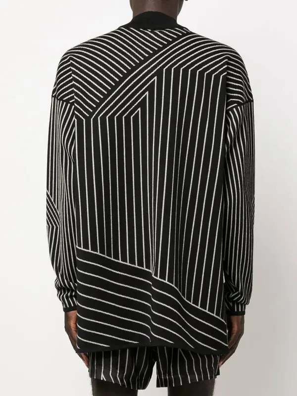Rick Owens Multi-stripe Virgin Wool Jumper