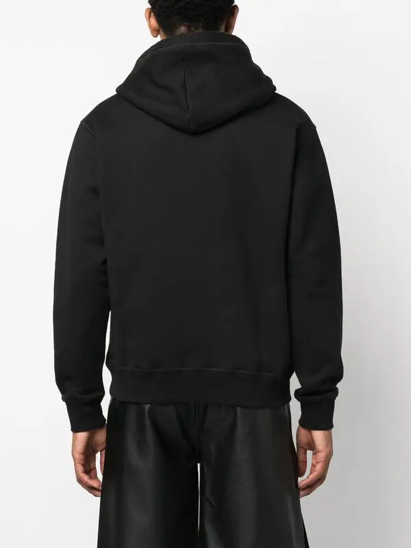 Dsquared2 Logo-print Cotton Hoodie - Black