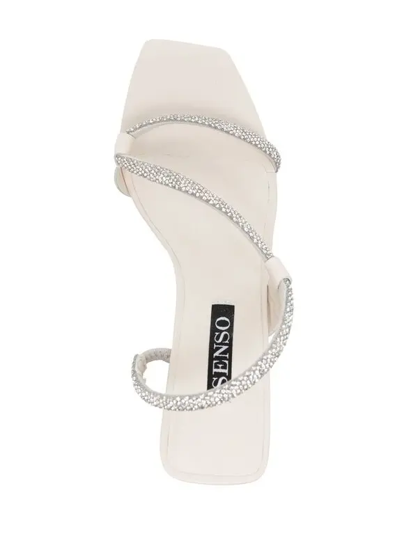 Senso Umee 90mm Open-toe Sandals - Silver