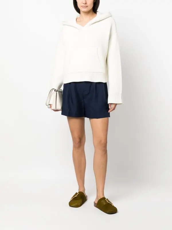 Ralph Lauren Pleated Silk Shorts