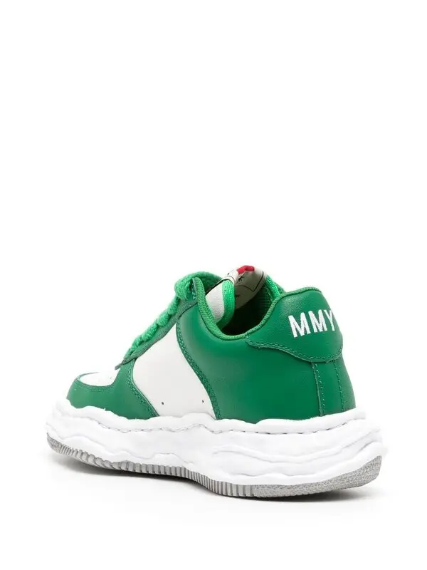 Mihara Yasuhiro Panelled Low-top Sneakers - Green