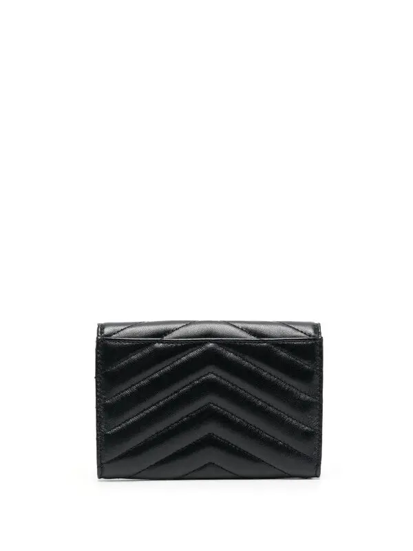 Saint Laurent Monogram Quilted Wallet