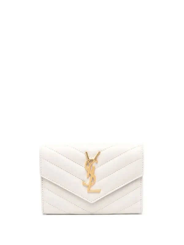 Saint Laurent Monogram Quilted Wallet