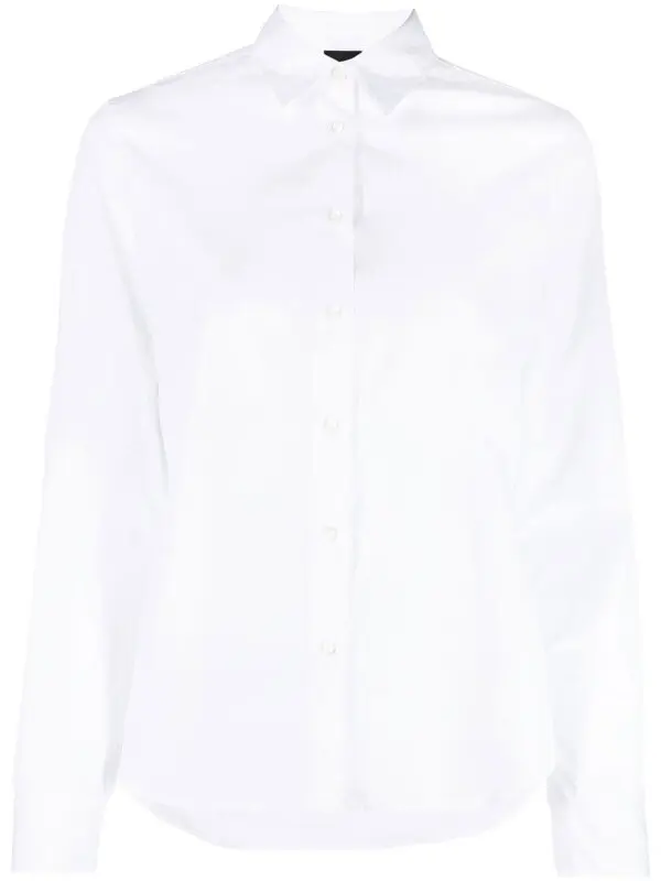 Aspesi Long-sleeve Cotton Shirt - White
