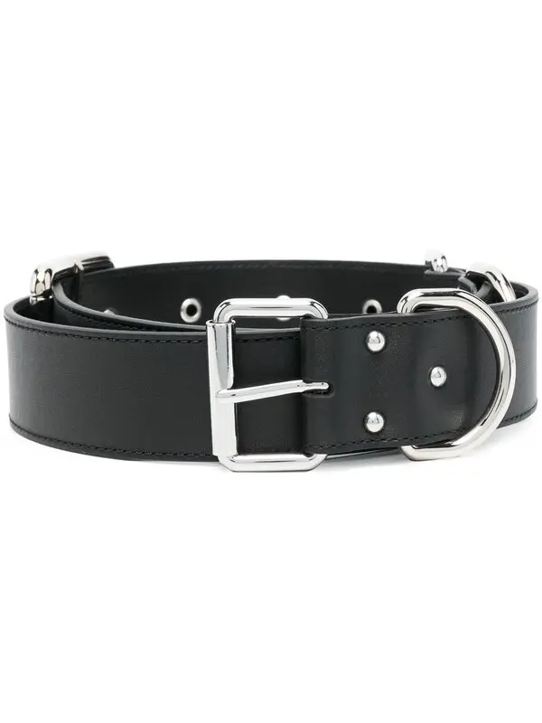 Moschino Buckle Belt - Black