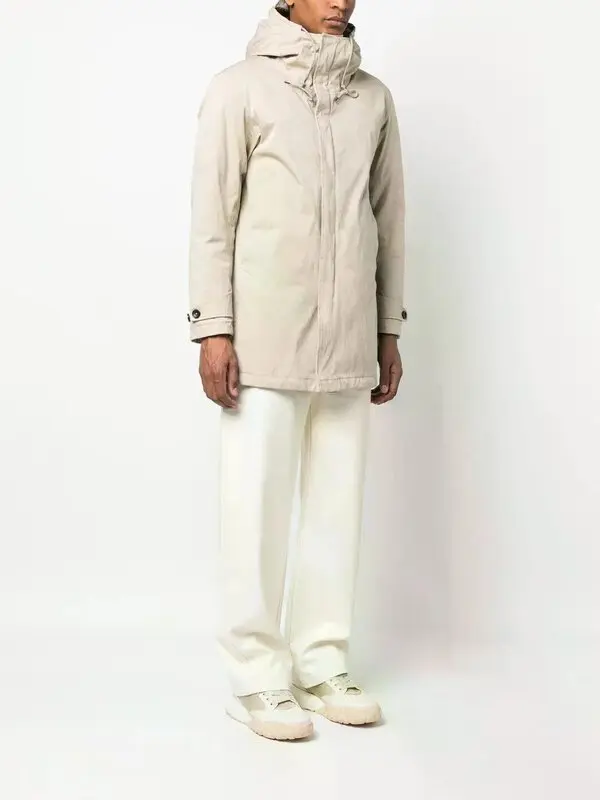 TEN C Core Quilted Duck-down Parka - Neutrals