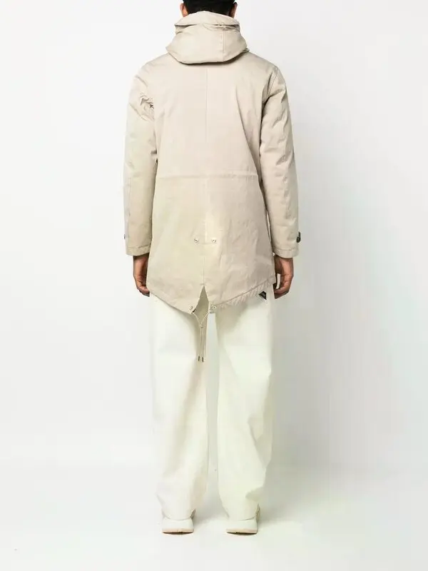 TEN C Core Quilted Duck-down Parka - Neutrals