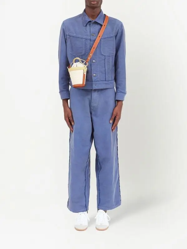 MAISON MARGIELA Fire Woven Bucket Bag