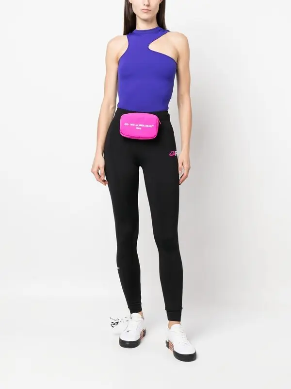 Off-White For Run Detachable-pouch Leggings