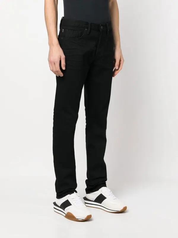 TOM FORD Mid-rise Slim-fit Jeans - Black