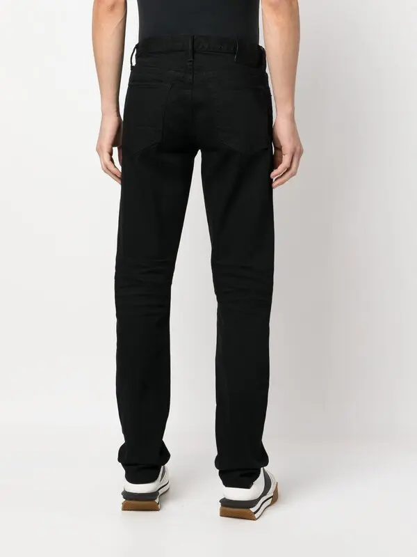 TOM FORD Mid-rise Slim-fit Jeans - Black