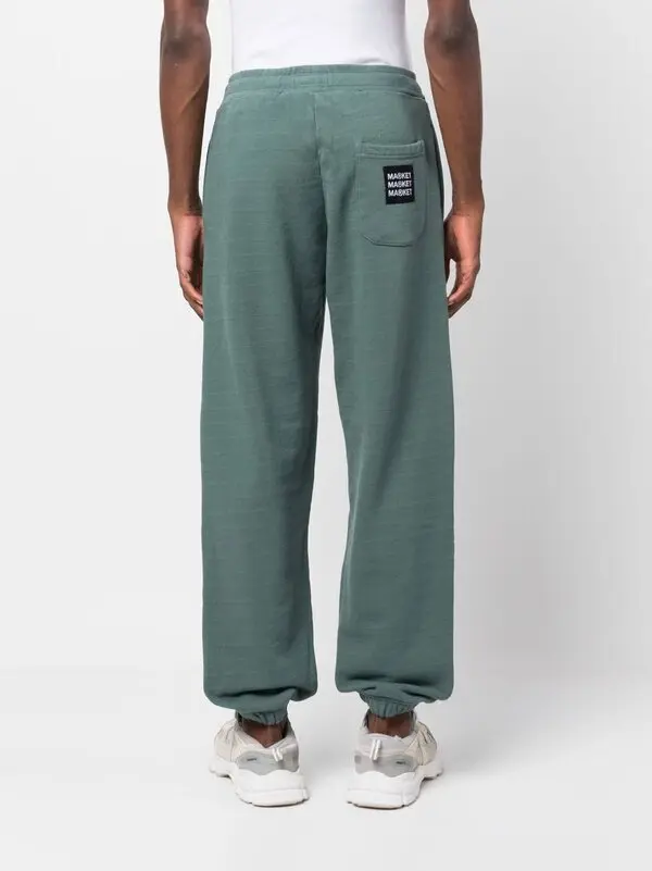 MARKET Logo-appliqué Track Pants - Green