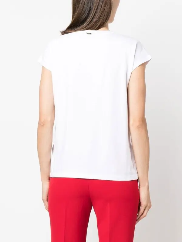 Herno Crystal-embellished Logo T-shirt