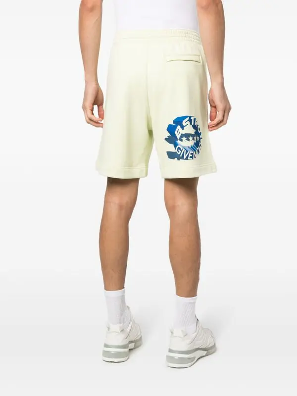 Givenchy X Bstroy Graphic-print Track Shorts - Green