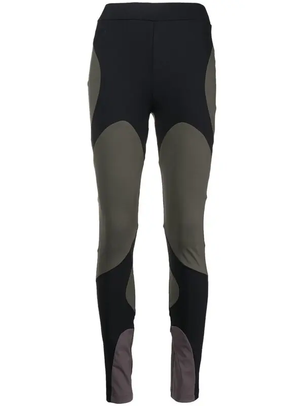 HELIOT EMIL Logo-print Two-tone Leggings